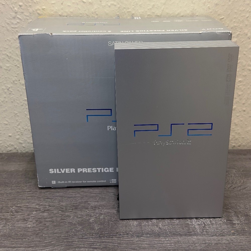 Pre-owned SONY PLAYSTATION 2 SILVER PRESTIGE LINE CONTROLLER PACK ...